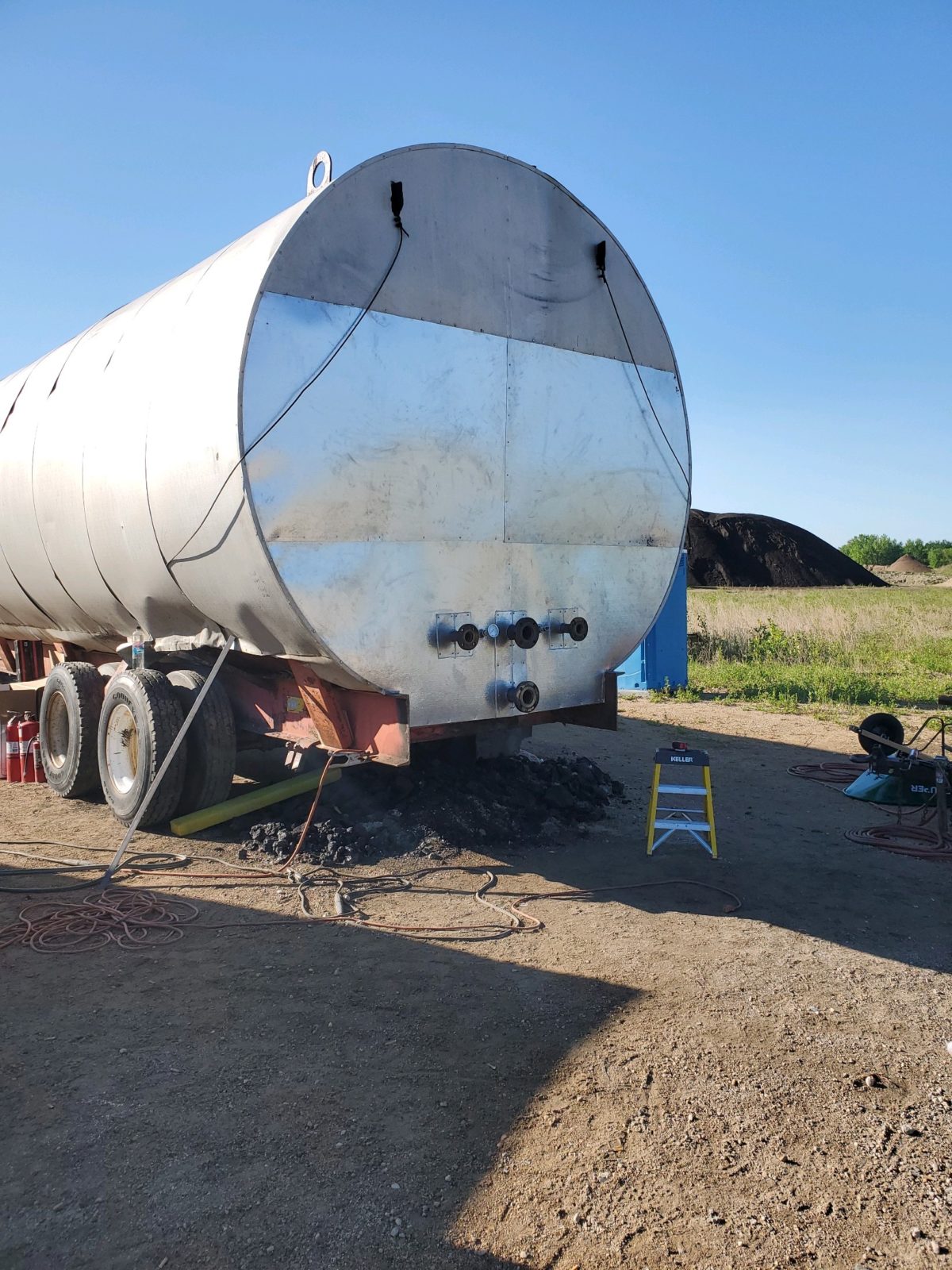 AC Tank Conversion & Coil Replacement for Asphalt Plants